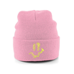 SMILEY Embroidery Beanie Hat | Rave Festival Cosy Hat – Hun Sauce